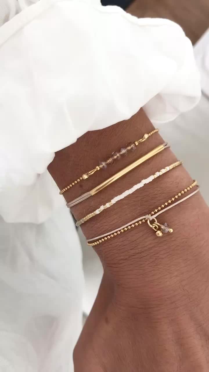 Bracelet Set 'White & Natural' – Mint15